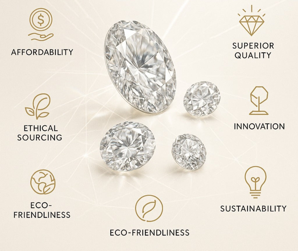 7 Major Benefits of Lab-Grown Diamonds - Cost, Quality, Choice – Luxuré ...